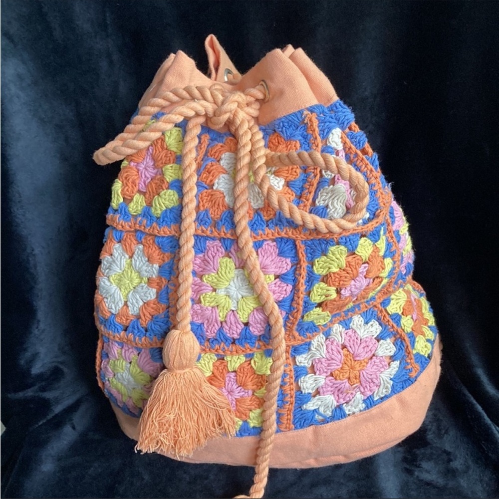 Urban Outfitters Granny Square Backpack. Nwot - Gem